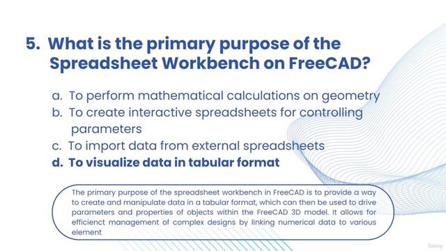 11. Answers of Quiz for section 3