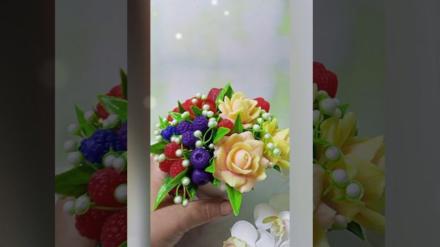 Ягодный букет #мыловарение#ручная работа.