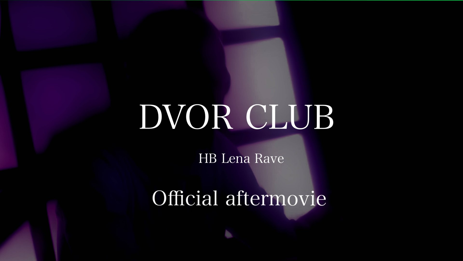 Club Dvor HB Lena Rave 2020 | official aftermovie
