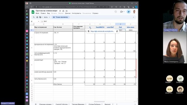 Встреча членов жюри хакатона