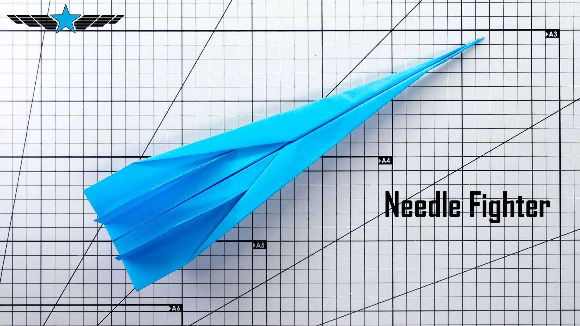 Как сделать бумажный самолетик Needle Fighter - Полное руководство по бумажному истребителю