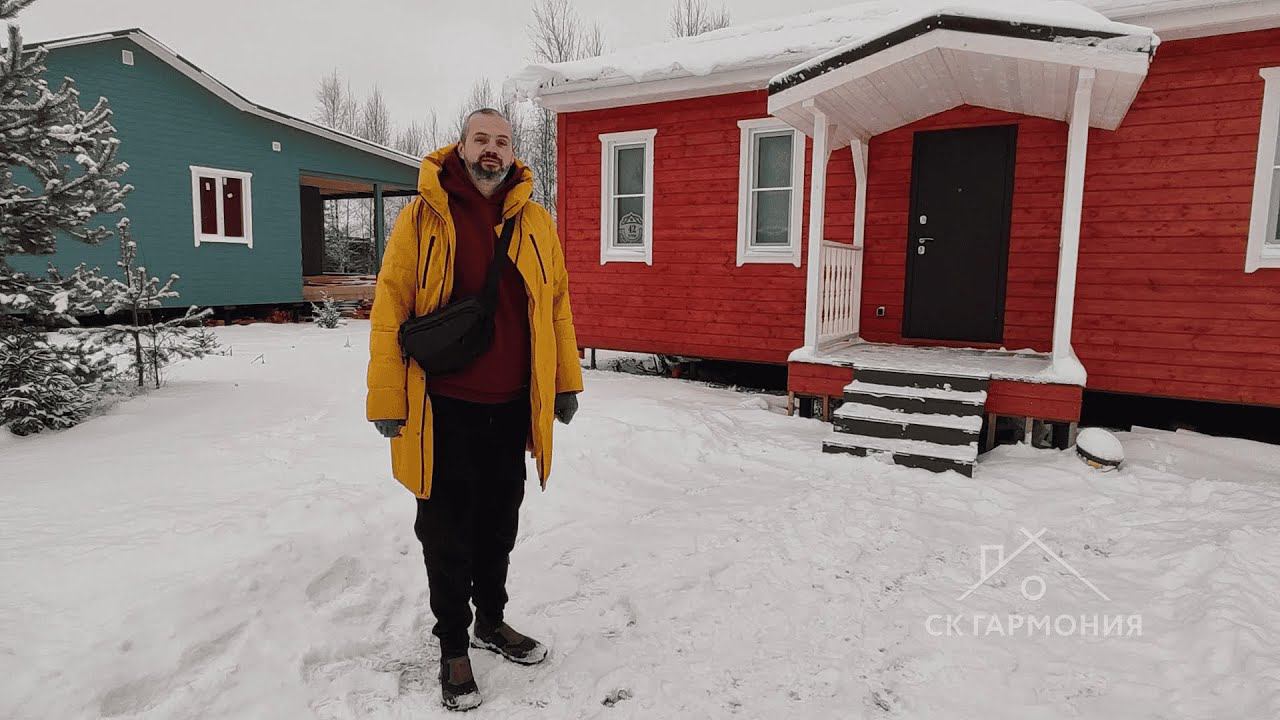 Видеоотзыв о строительстве двух каркасных домов