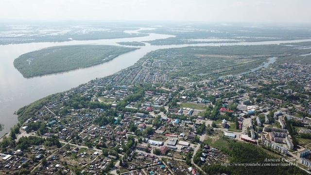 Колпашево с высоты птичьего полета