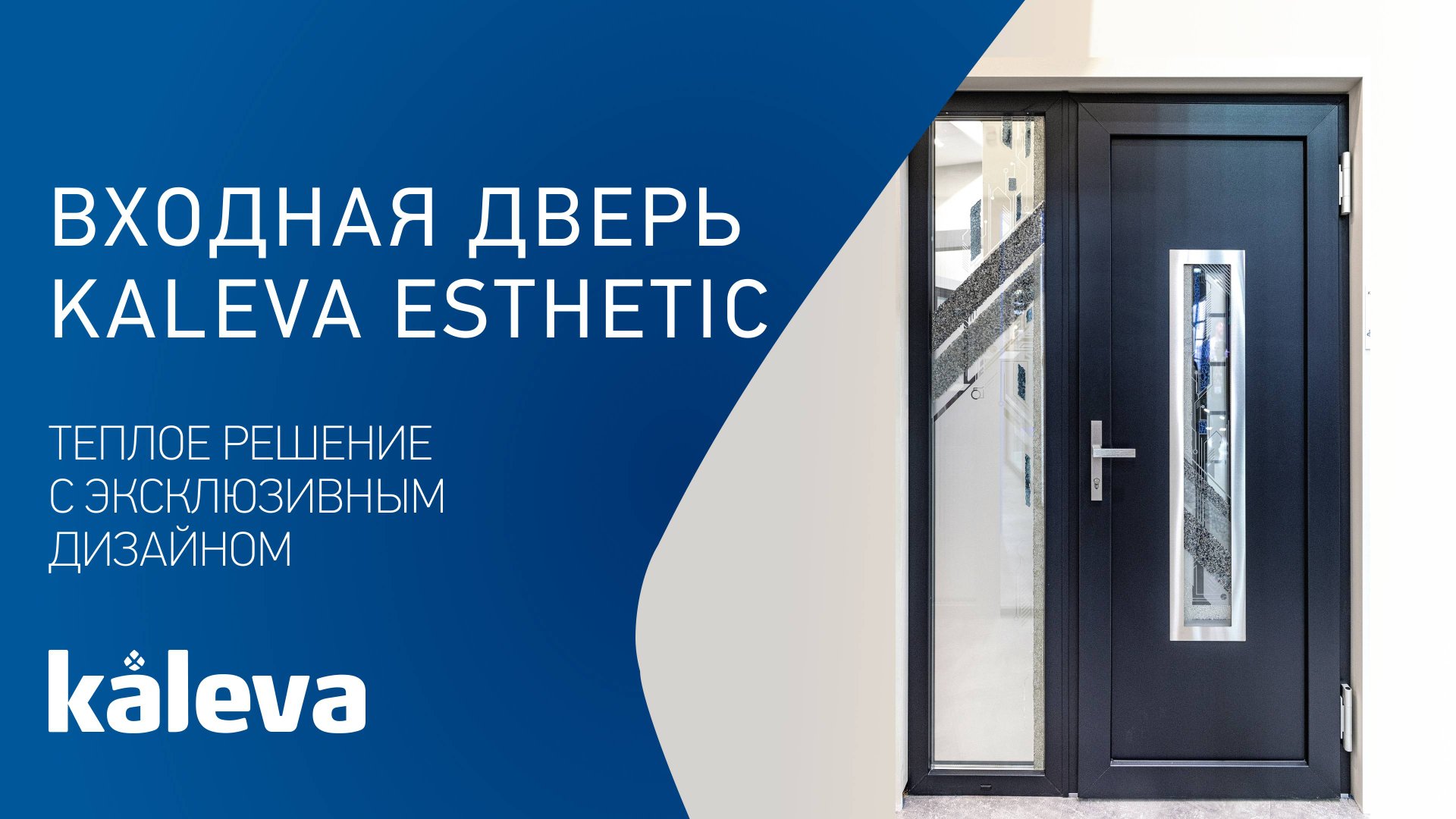 Входные двери в коттедж Kaleva Esthetic