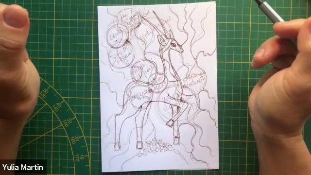 ЗОЛОТАЯ АНТИЛОПА. 4 день марафона по сказкам про #деньги #нейроарт