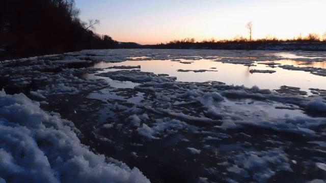 Шелест льда реки! Мгновенный сон, релакс, медитация, расслабление, йога! Meditation videos!