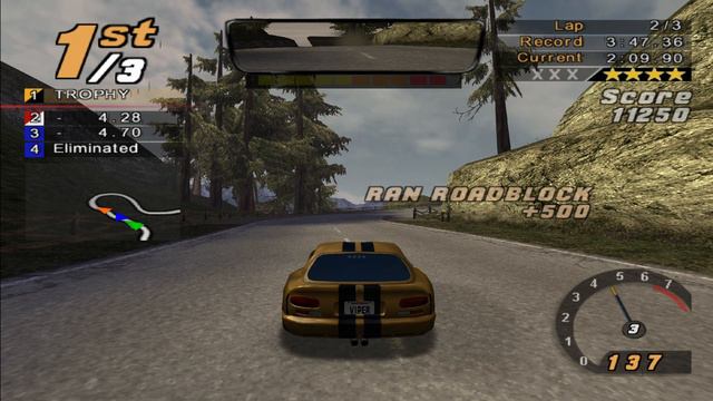 63-Need for Speed Hot Pursuit 2 (PS2) Чемпионат Ultimate Racer 20, получаем ретро ачивки