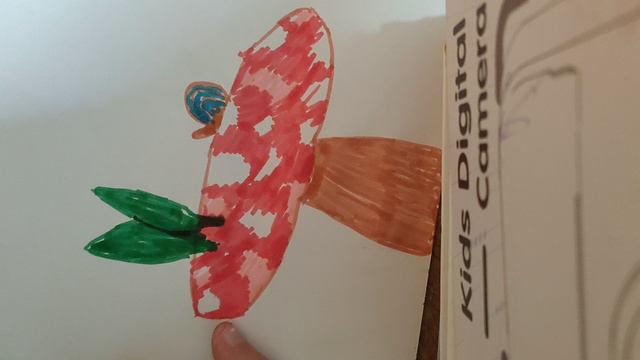 рисую гриб мухомор его нельзя есть аккуратно 🙅❌.      😝🙂😀😃😄😁😅🤣🤣