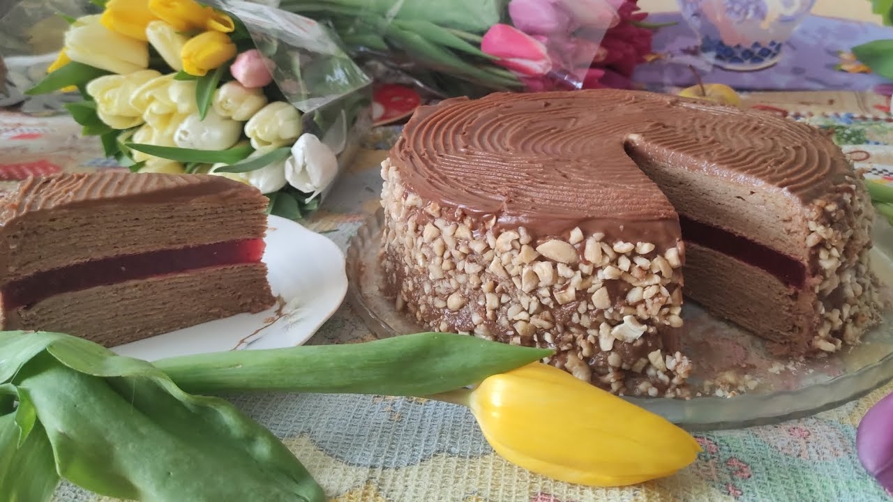 Блинный ТОРТ без сахара  - идеально к празднику