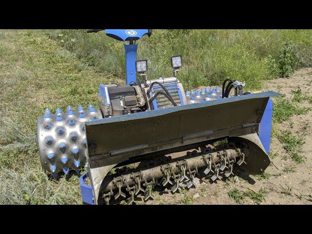 Косилка для склонов и мульчер Brielmaier на Волжской ГЭС