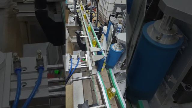 Этикетировочная машина ЭТК-180 в составе линиии