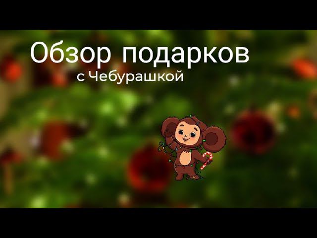 Обзор новогодних подарков