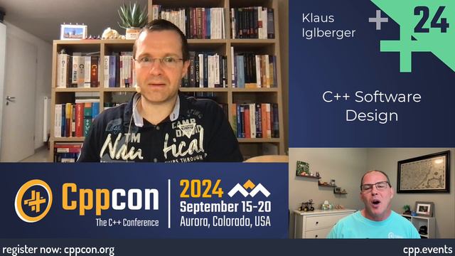 Interview With Klaus Iglberger (C++ Software Design) - CppCon 2024