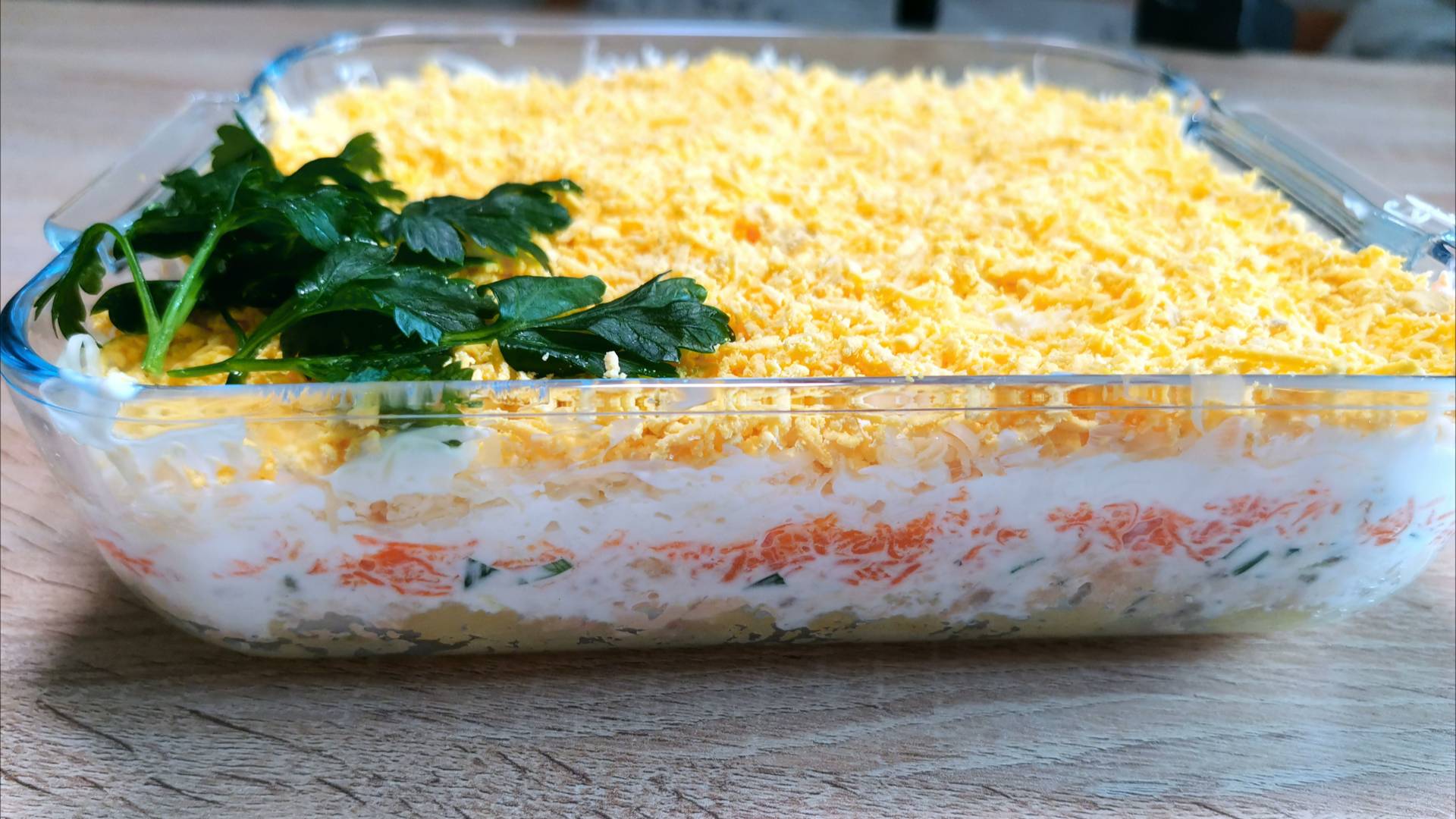 Салат "МИМОЗА". Праздник в доме.