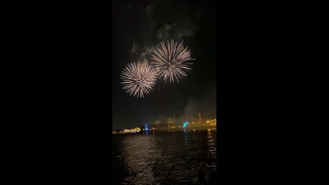 Фейерверк на стрелке ВО от Короли Веселья - Организация VIP праздников! СПб-Москва-Россия!