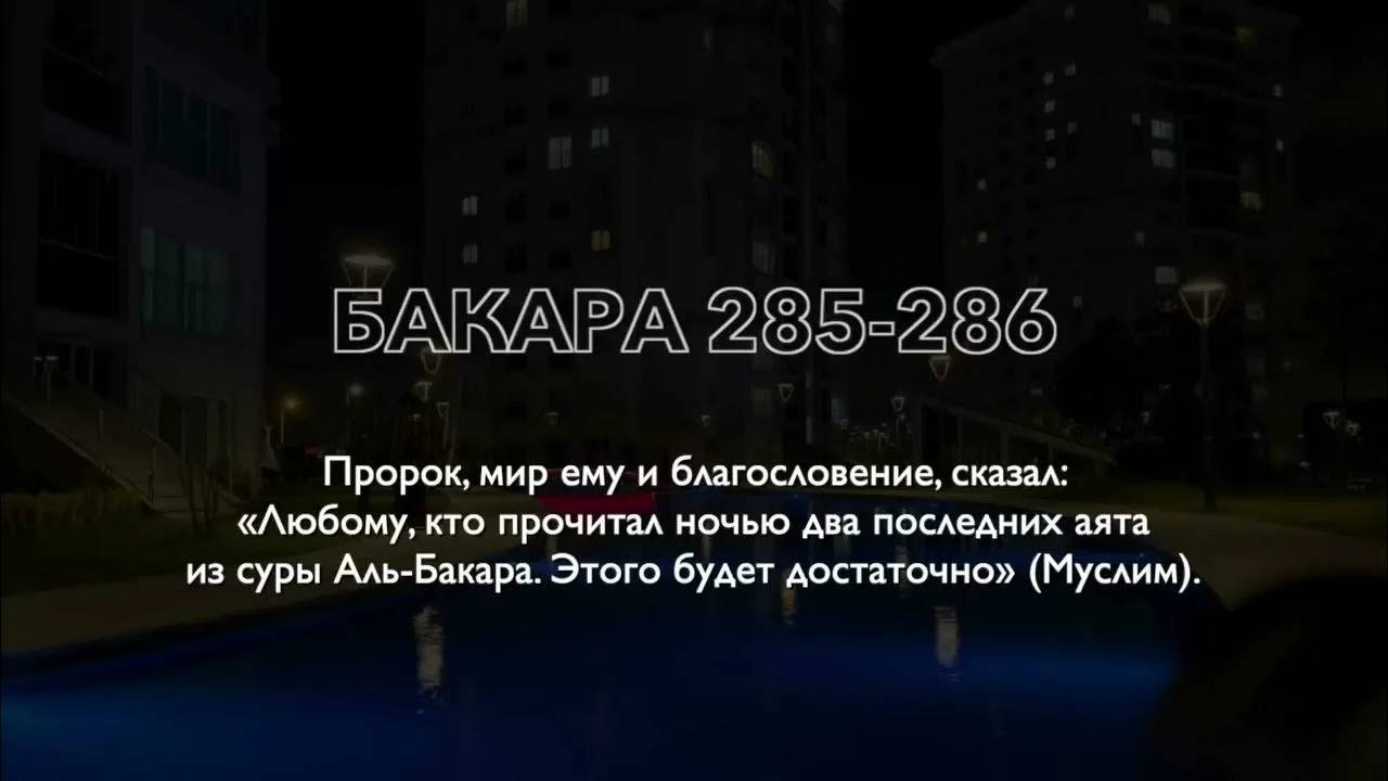 ДВА ПОСЛЕДНИХ АЯТА СУРЫ 2 АЛЬ БАКАРА | КОРОВА