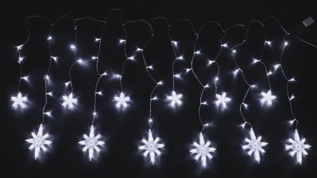 Электрогирлянда "Занавес - звезды"