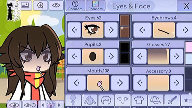 делаю скин в гаче (гача лайф) под музыку