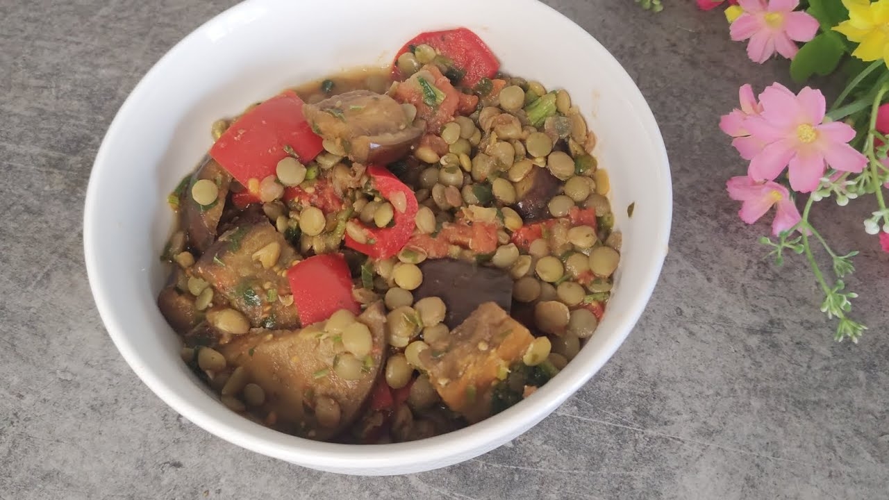 Чечевичное САБДЖИ - сытное бобовое блюдо