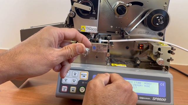 Загрузка термографического принтера Hotmarker SP8600