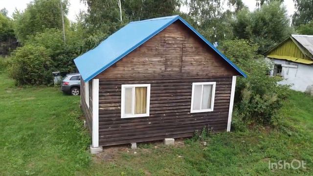 Деревня. Наш дом с коптера