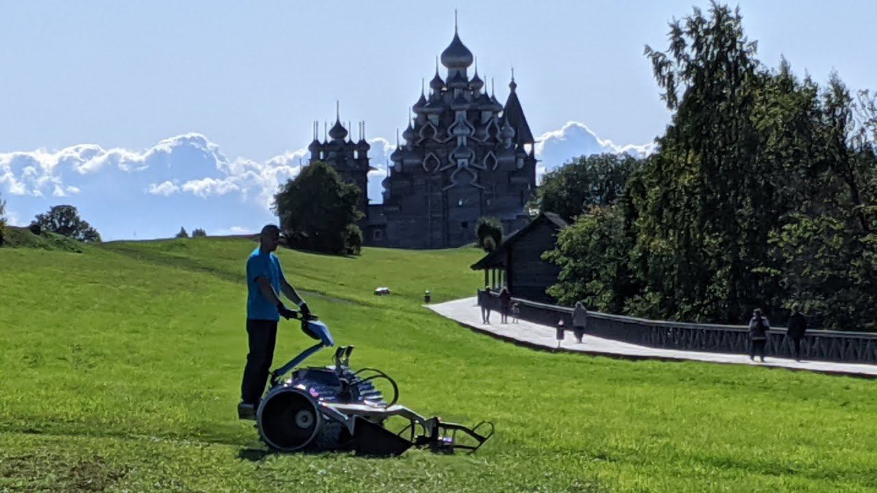 Демонстрация техники Brielmaier на о.Кижи