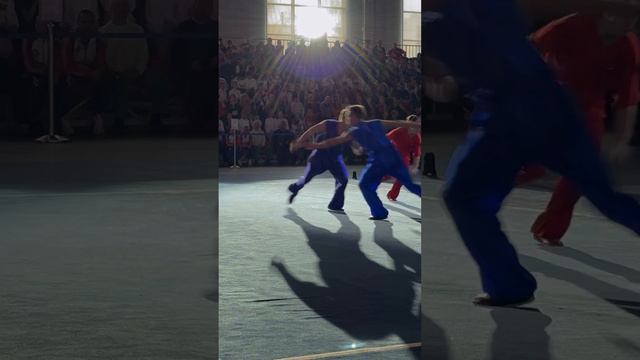 «Московские Звезды Ушу» (спортсмены сборной команды России выполняют комплекс «наньцюань»)