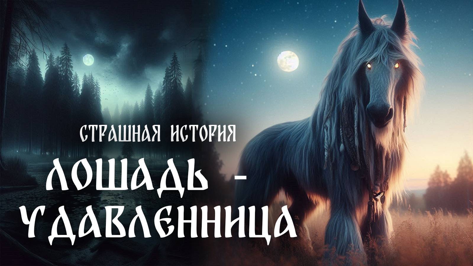 Страшная история  "Лощадь удавленница"