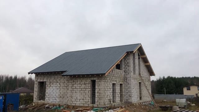 Завершение монтажных работ по устройству кровли