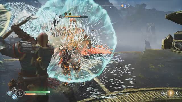 Не увернулся погиб | GOD OF WAR | сложность Бог войны