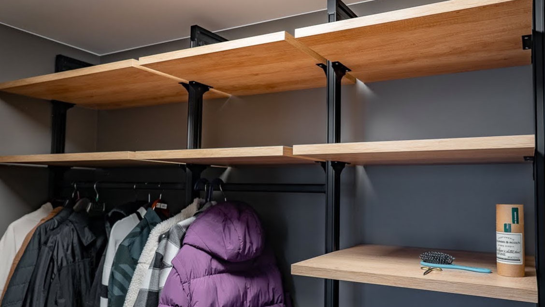 Smart Alum - Алюминиевая гардеробная система (прихожая)