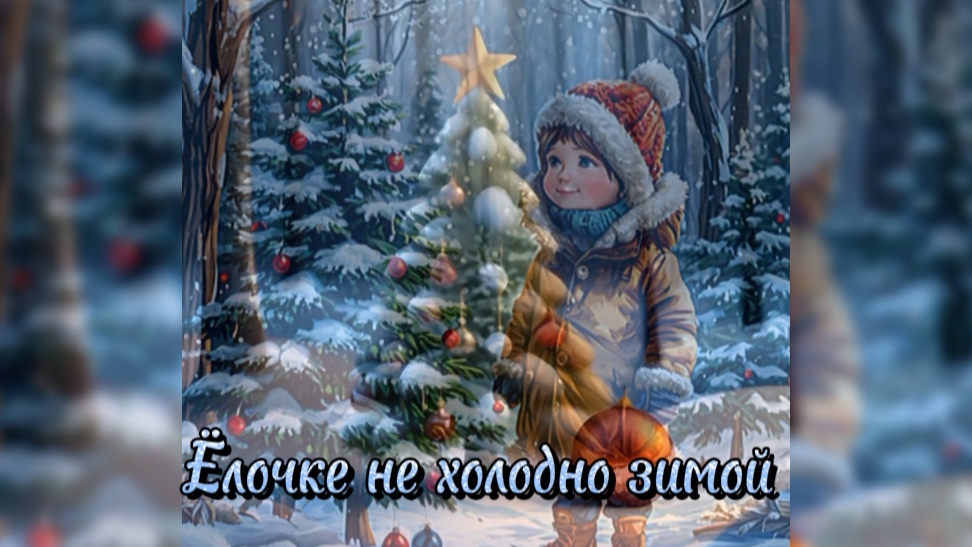 🌲❄️🎶 Ёлочке не холодно зимой