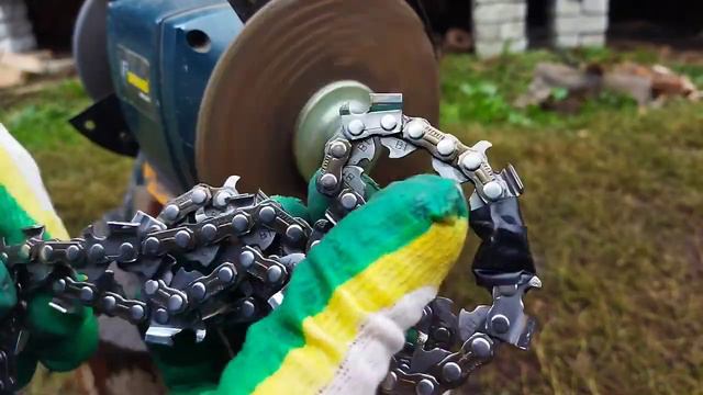 Заточка цепи для бензопилы