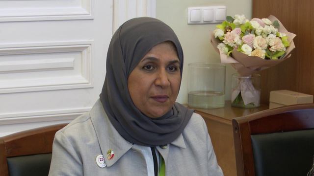 Встреча Галины Кареловой с членом Верховного Совета по делам женщин Бахрейна Фатимой Аль Блюши