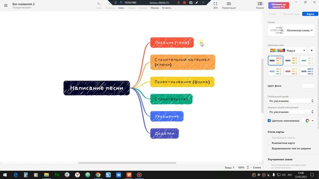 Выбор темы песни