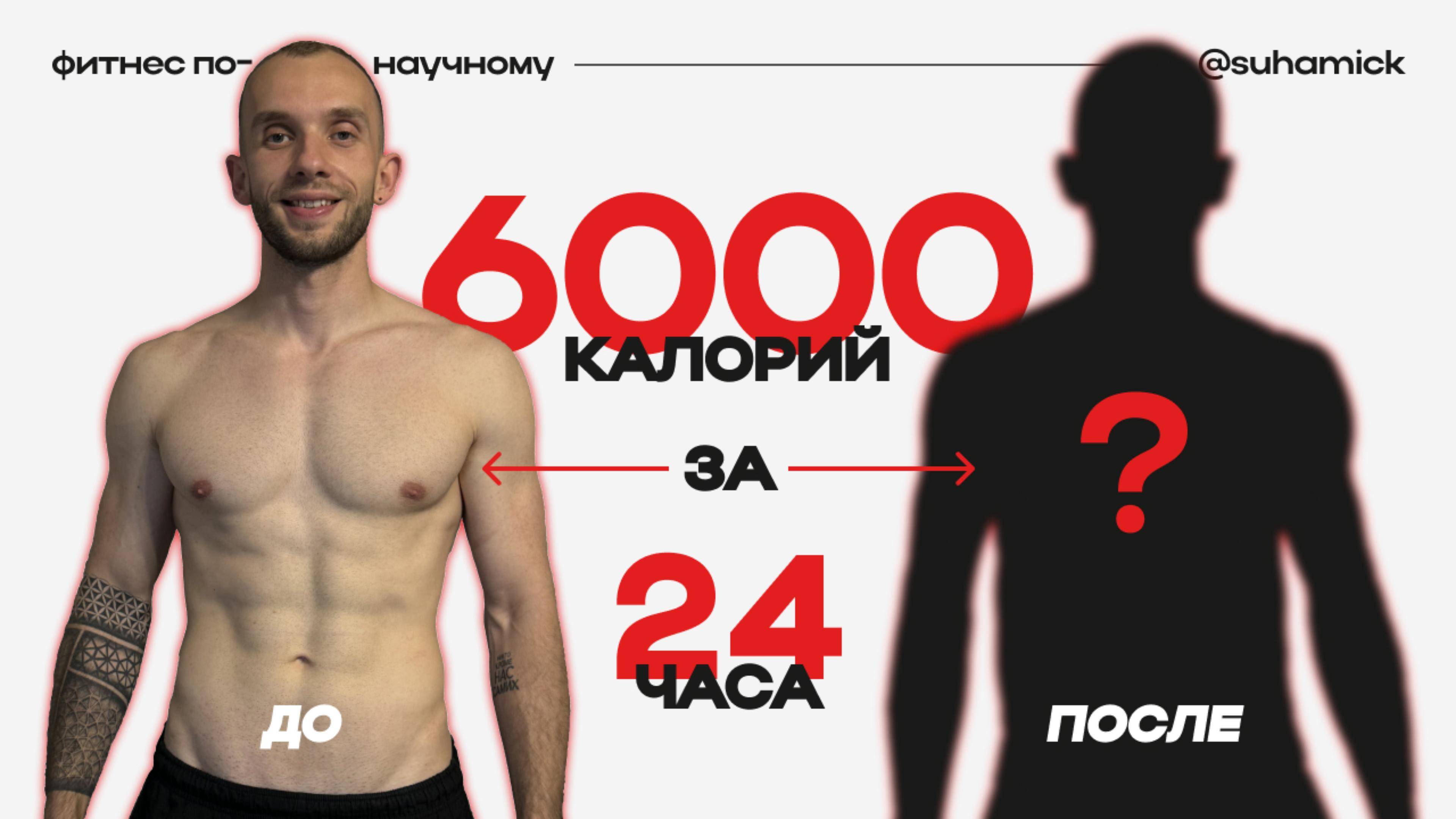 ПЕРЕЕДАНИЯ ПРИ ПОХУДЕНИИ! Сорвался, что делать? [6000 калорий за 24 часа]