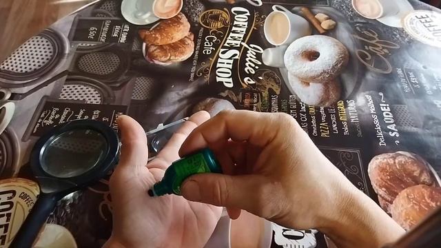 Зеленка с кисточкой. Бриллиантовый зелёный