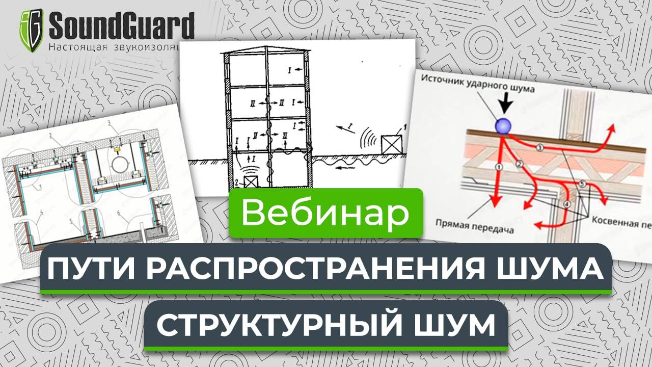 Вебинар №4: "Пути распространения шума. Структурный шум."