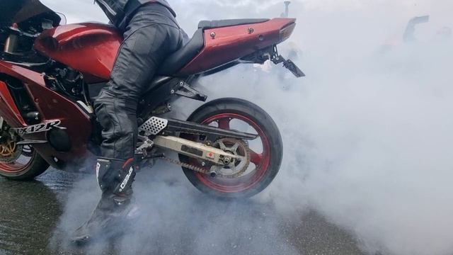 Нижневартовск 21.09.2024 закрытие мотосезона, жгут резину