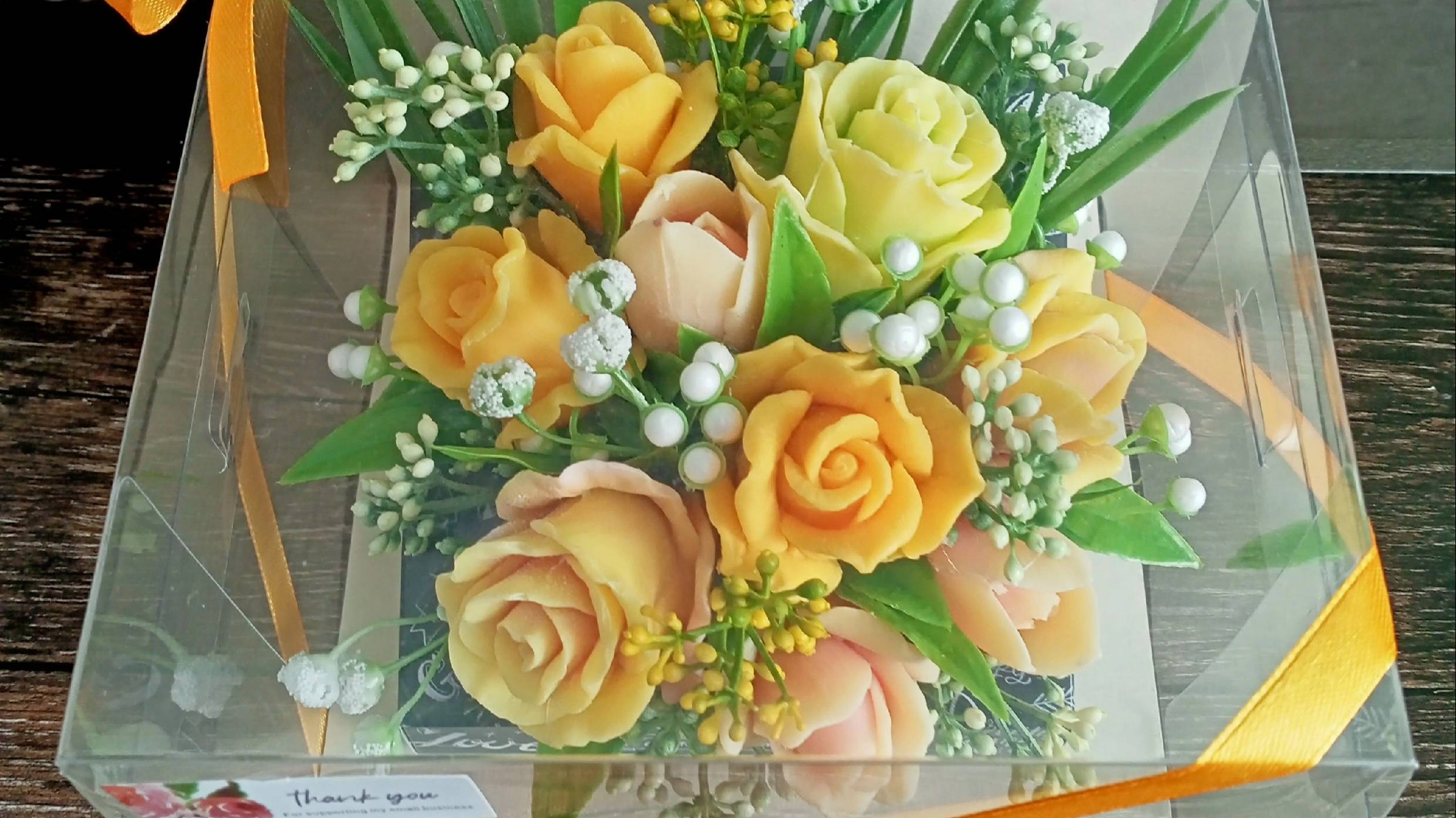 Мыловарение\Розы желтые в батискафе.\ручная работа.