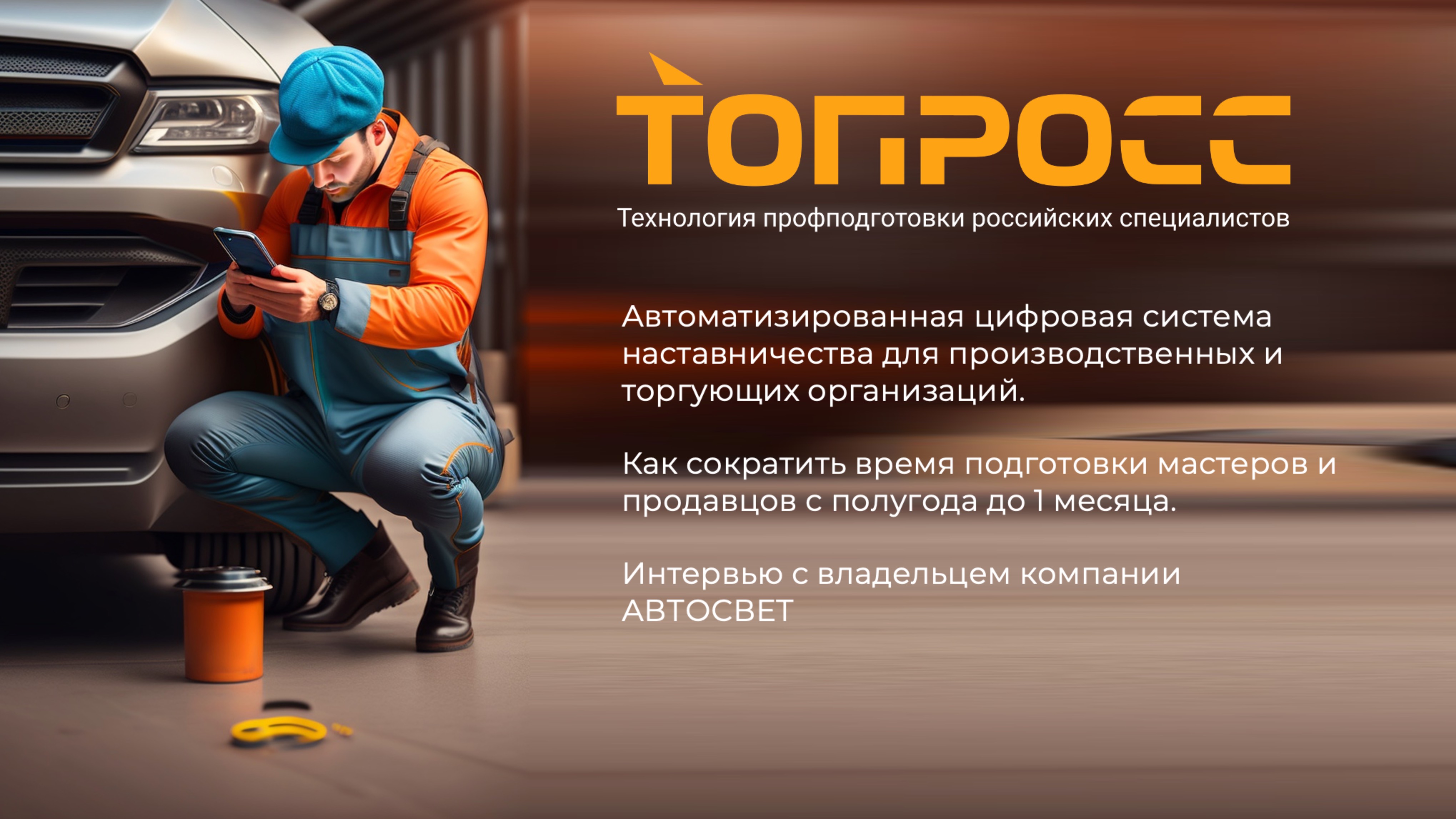 Интервью с владельцем компании АВТОСВЕТ после внедрения системы ТОПРОСС