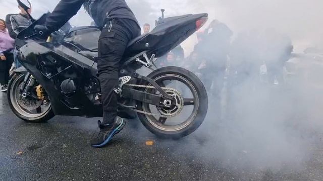 Нижневартовск 21.09.2024 закрытие мотосезона, жгут резину