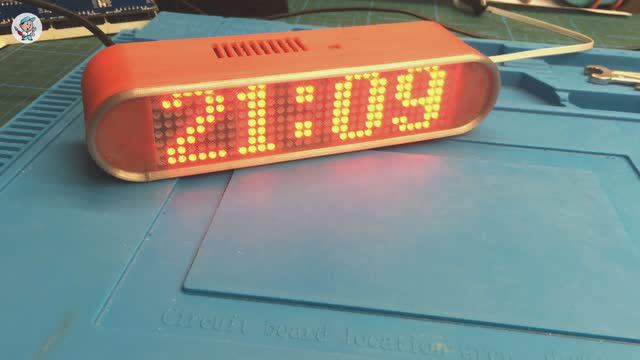 WiFi Часы Информер на max7219 и NodeMcu + корпус в 3Д