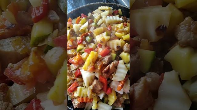 Рагу с свининой