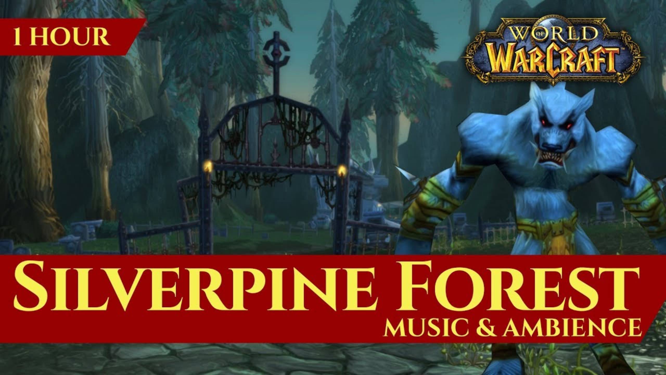 Vanilla Silverpine Forest - Music & Ambience (1 hour, 4K, World of Warcraft Classic)