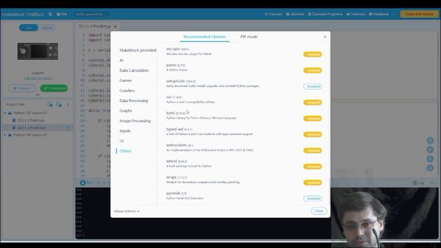 Mblock5_Python обзор возможностей