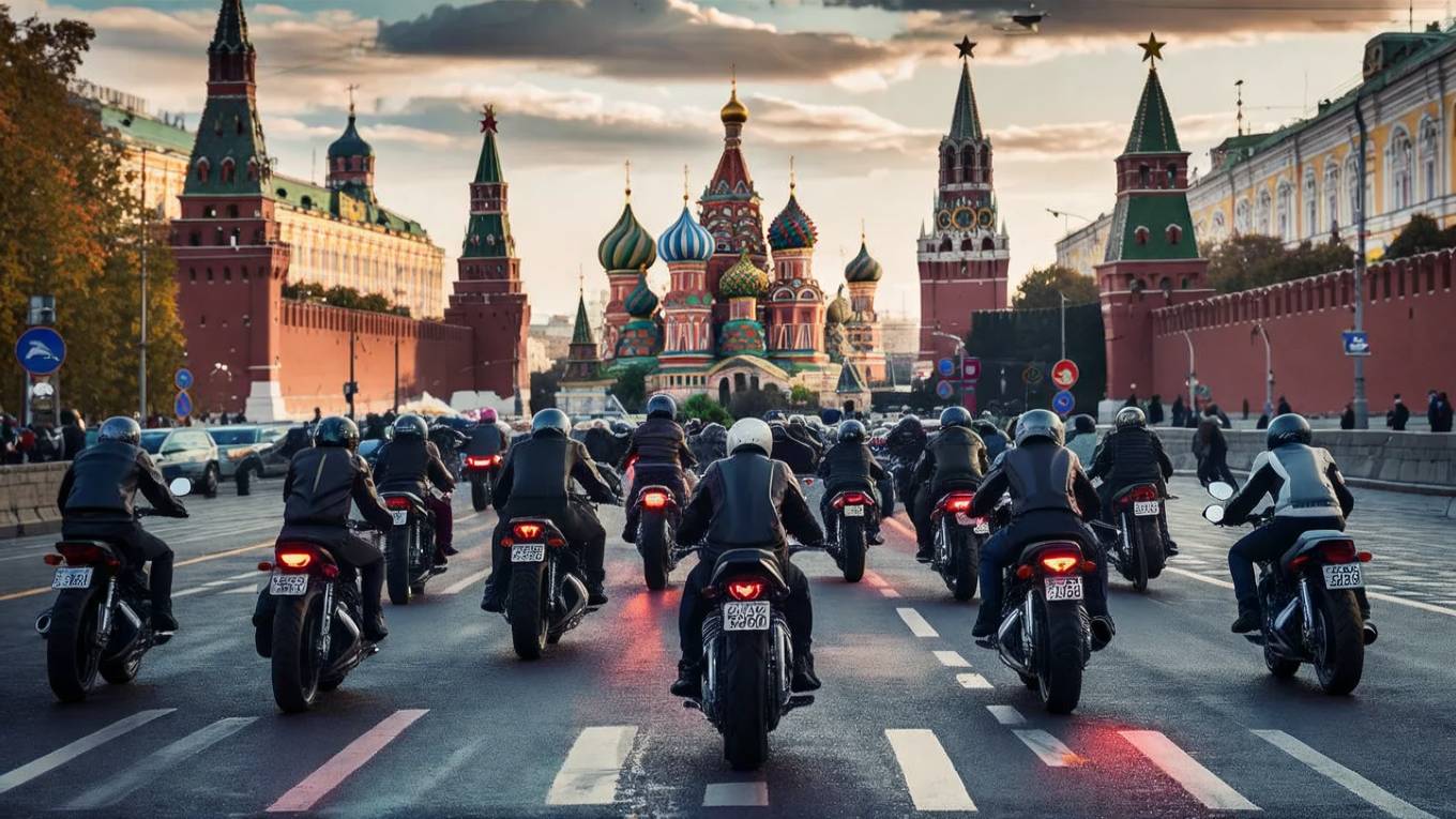 Гудок моторов и дух свободы: байкеры на Садовом кольце