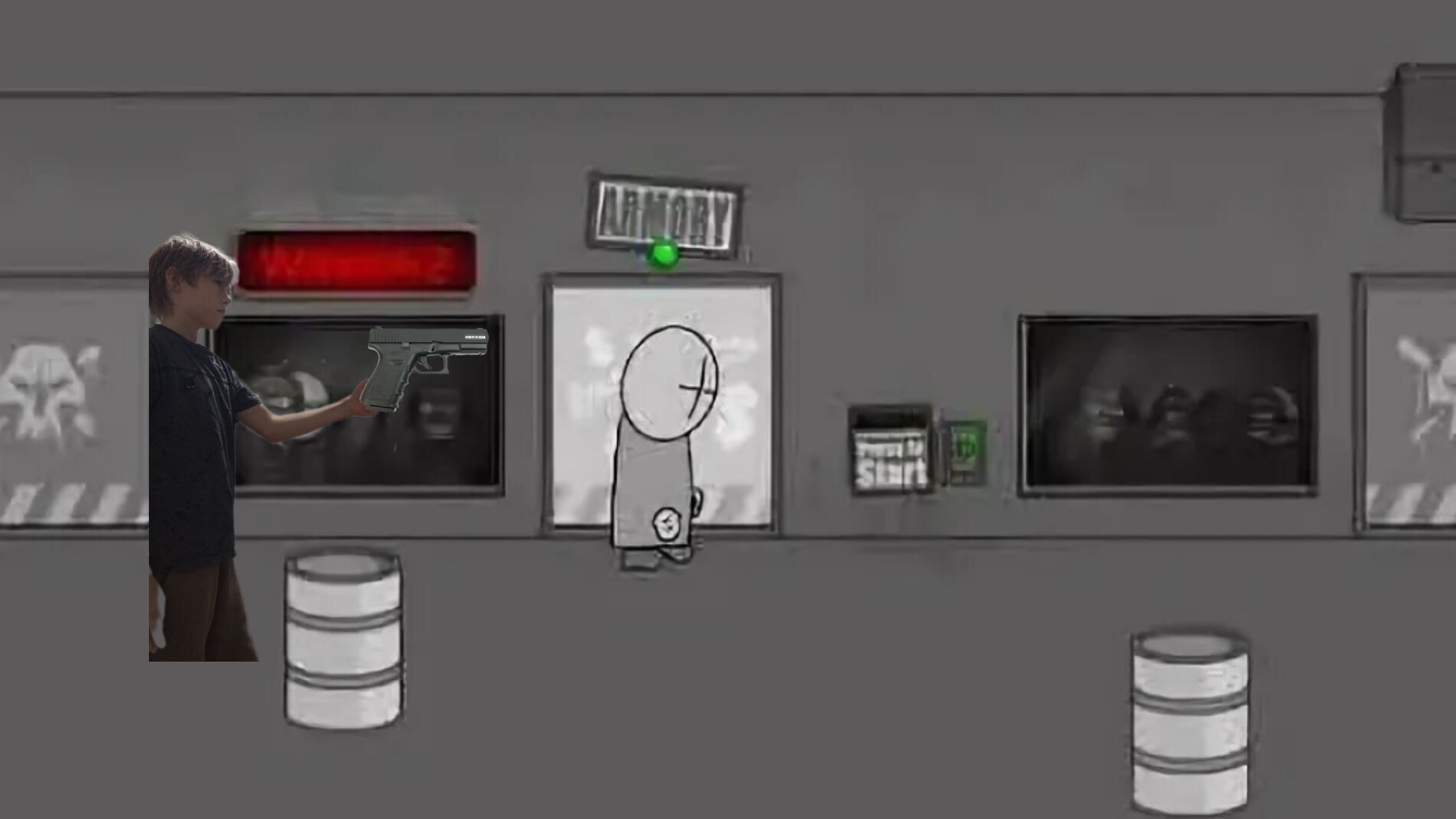 ХЕНК ПРОСТО МАШИНА УБИЙСТВ - Клайлорен реакция на madness combat