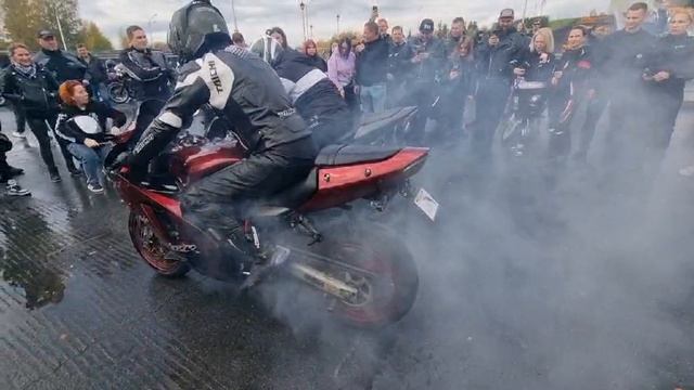 Нижневартовск 21.09.2024 закрытие мотосезона, жгут резину