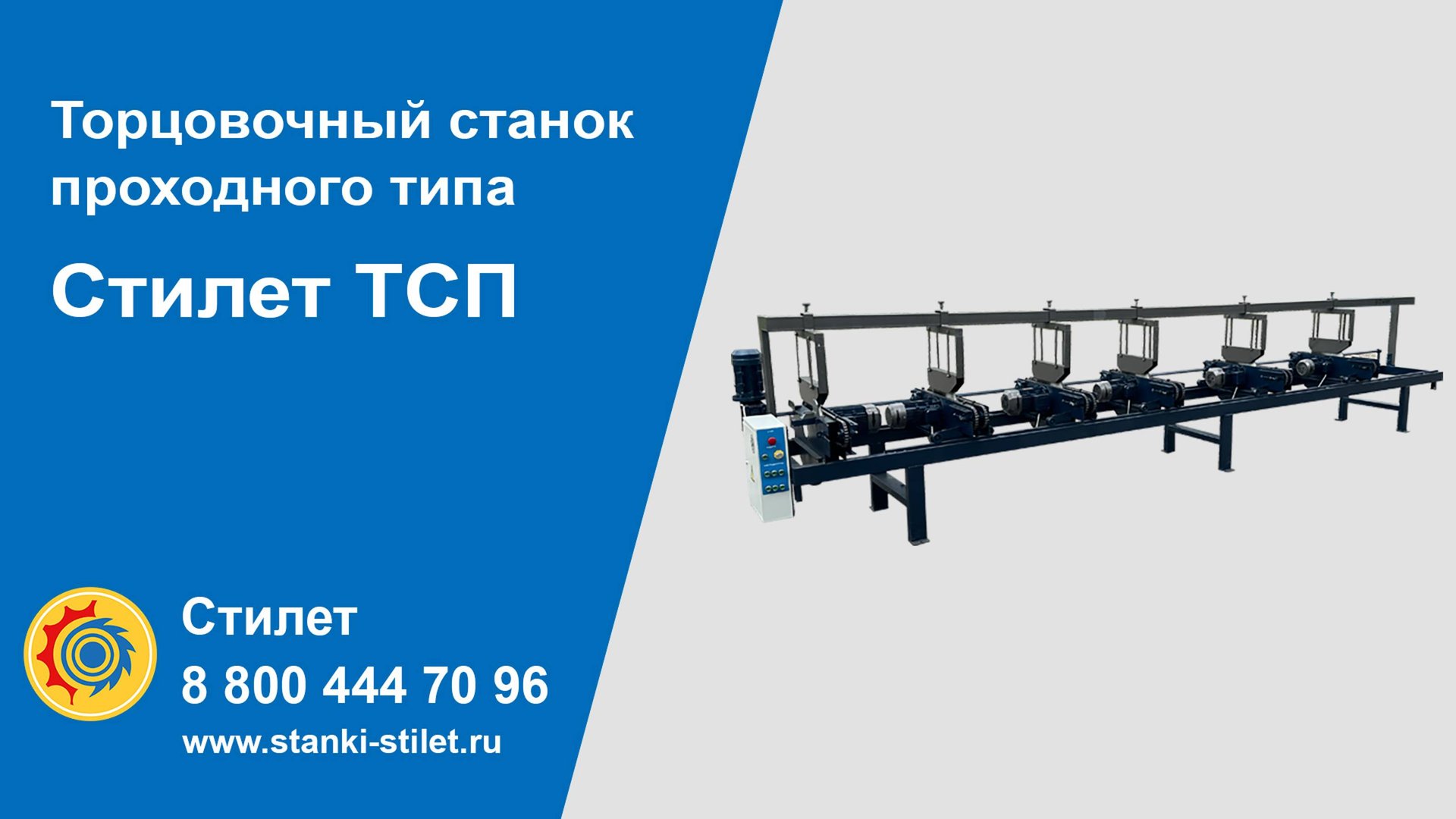 Торцовочный станок проходного типа Стилет ТСП